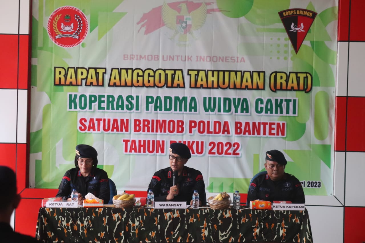 Satbrimob Polda Banten Gelar Rapat Anggota Tahunan Tahun 2022. - Compas Kota News