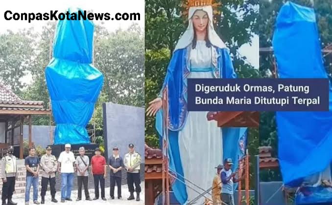 Ormas Protes Patung Bunda Maria di Gereja Katolik di Yogyakarta ...