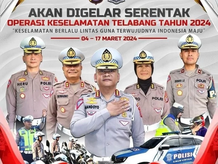 Polri Operasi Kendaraan Bermotor dan Keselamatan