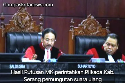 Hasil Putusan MK Perintahkan Pilkada Ulang atau Pemungutan Suara Ulang (PSU)Seluruh TPS, Hasil ...